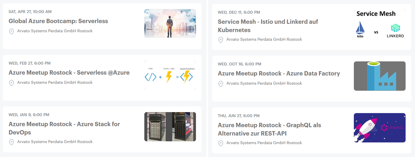 Ein Jahr voller Azure Meetups 👏 – Azure Talk